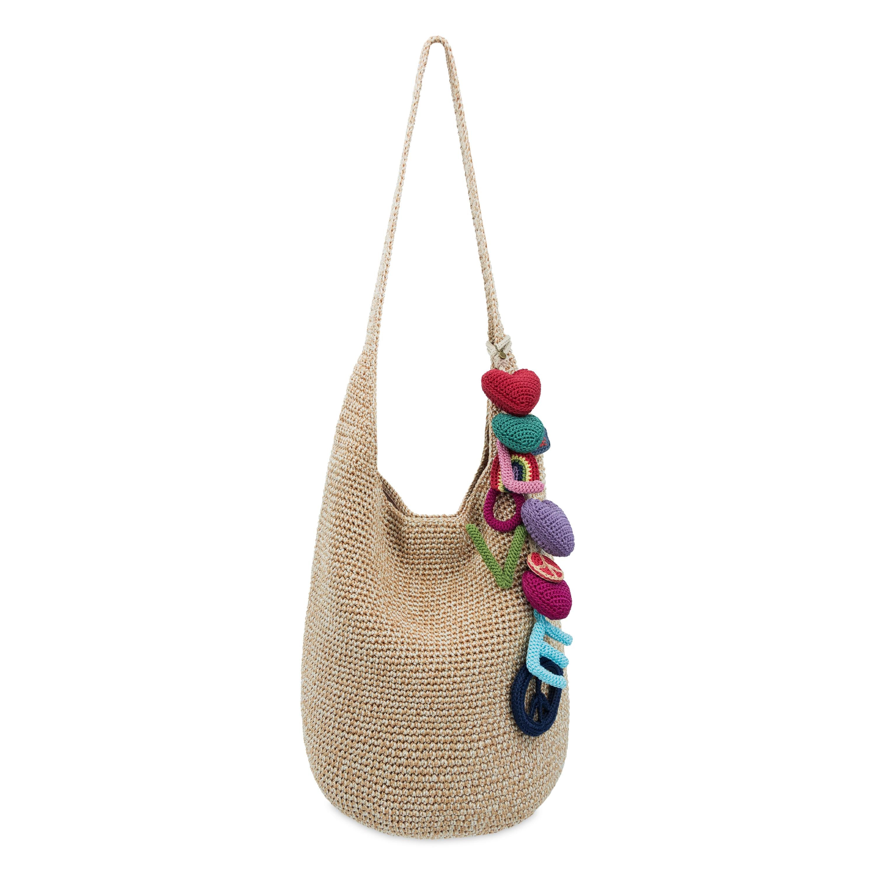 Yarnicharmz The Mega Dangle - Hand Crochet - Peace And Love – The Sak